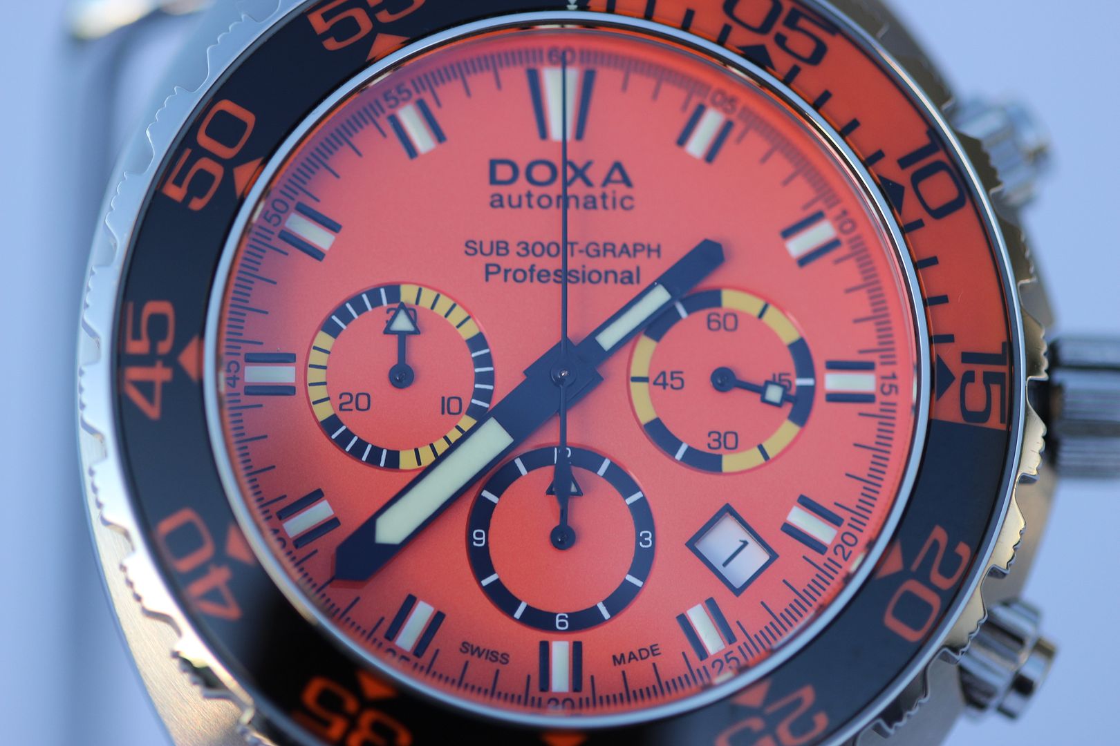 Doxa 300T-Graph Pro Sapphire Bezel (SOLD) | WatchUSeek Watch Forums